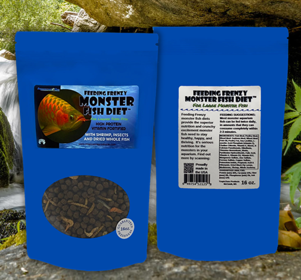 Aquaculture-One Feeding Frenzy Monster Fish Diet - TropicZone Specialty ...