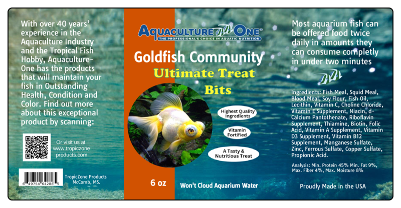 Aquaculture-One Goldfish/Koi Ultimate Treat Bits - TropicZone Specialty ...